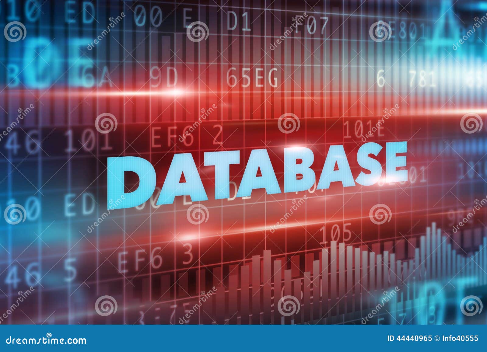 Database concept stock illustration. Illustration of concept - 44440965