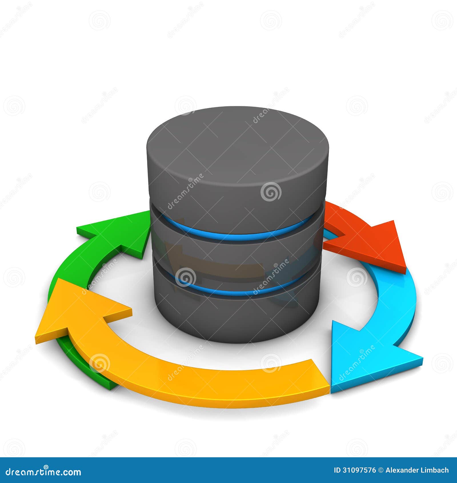 Database Cycle Stock Photography | CartoonDealer.com #31097576