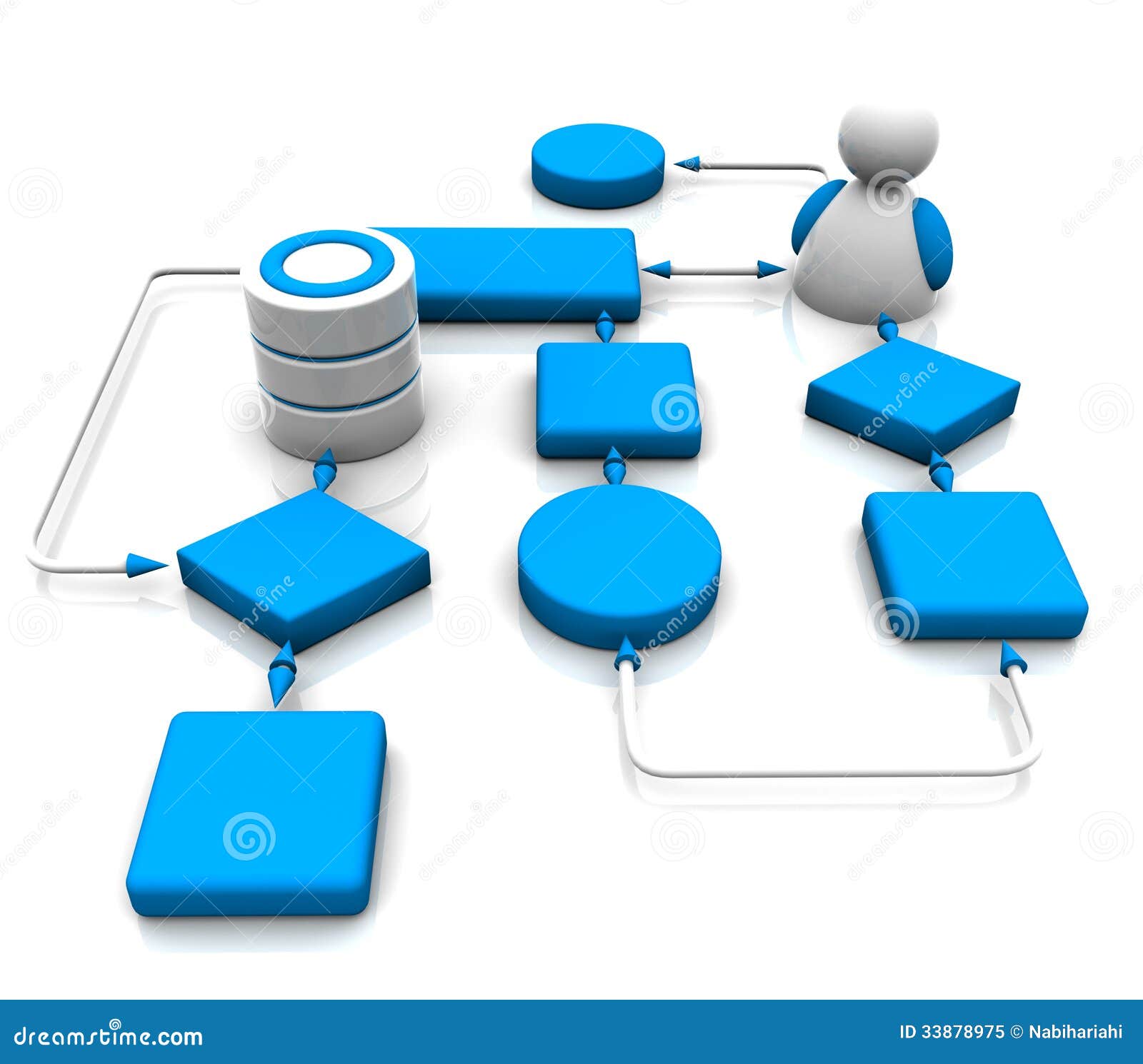 Database stock illustration. Illustration of communication - 33878975