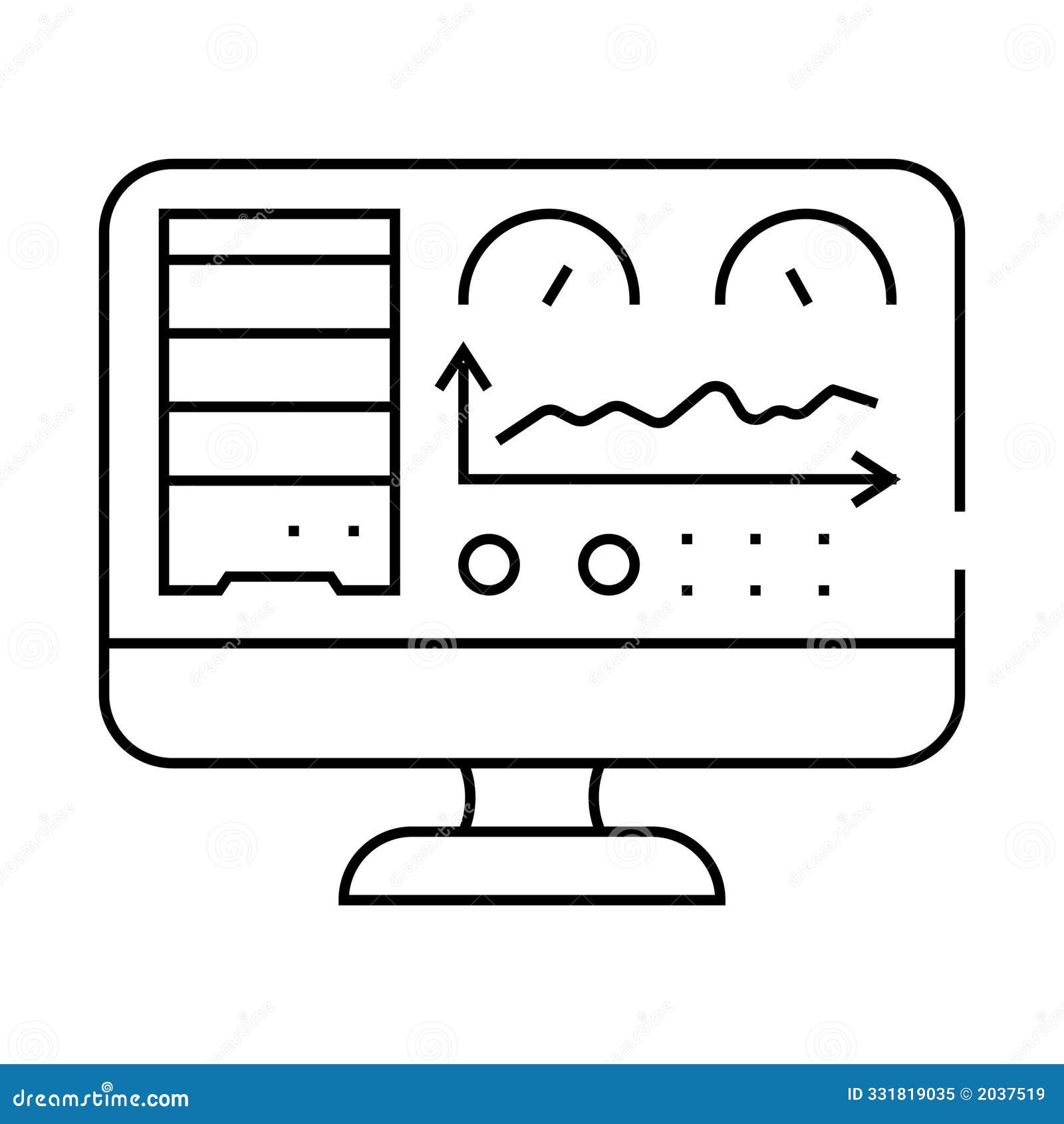 Dashboard Ui Line Icons. Linear Set. Quality Vector Line Set Such As ...
