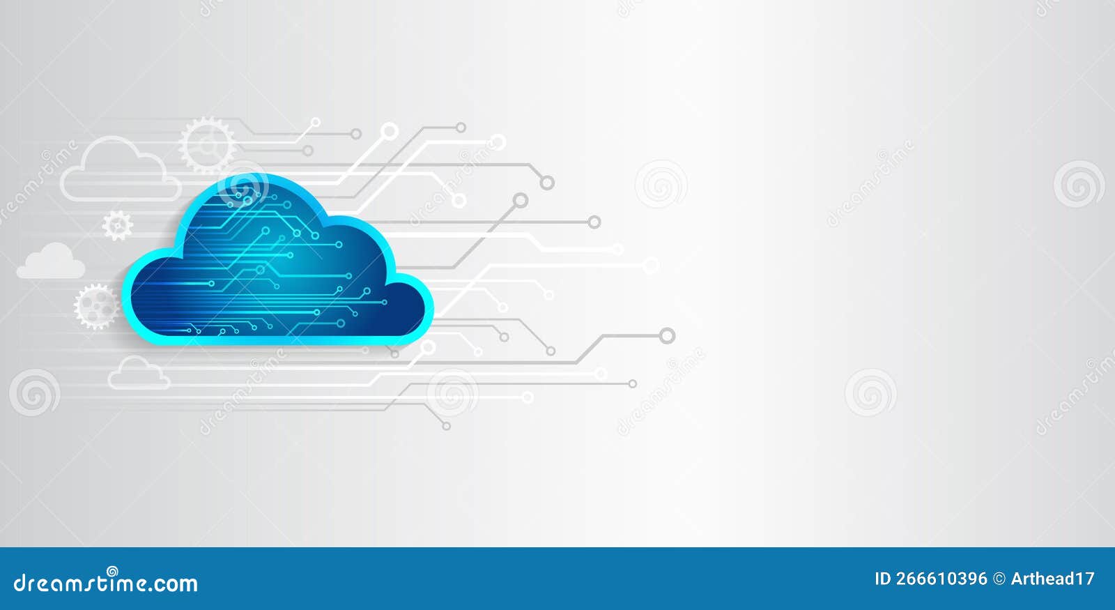 Database and Data Center Vector Illustration. Cloud Technology ...