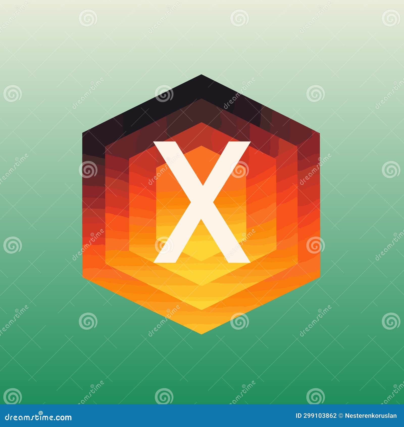 Database Design and Development Filled Gradient Initial Logo Idea Stock Illustration ...