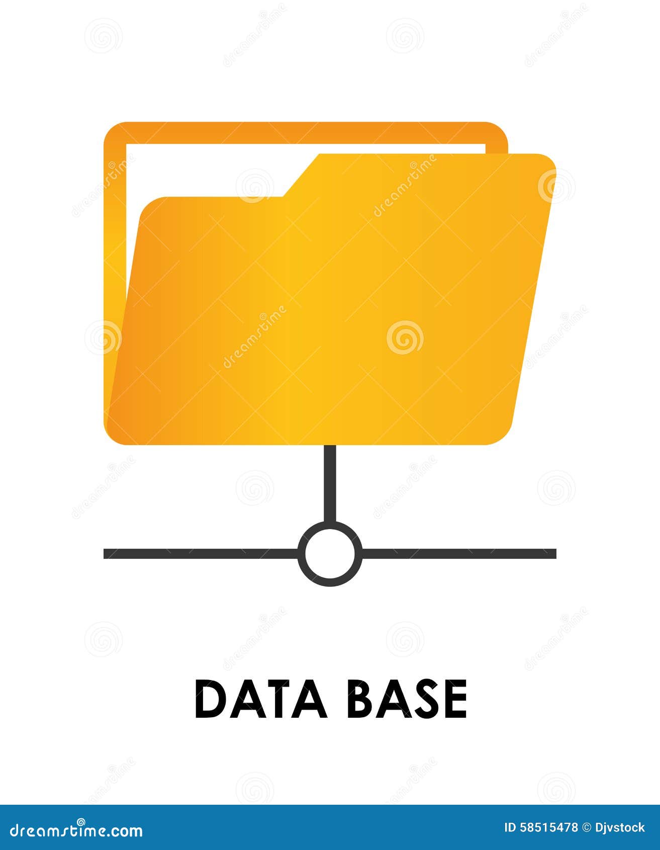 Database digital design. stock vector. Illustration of connectivity ...