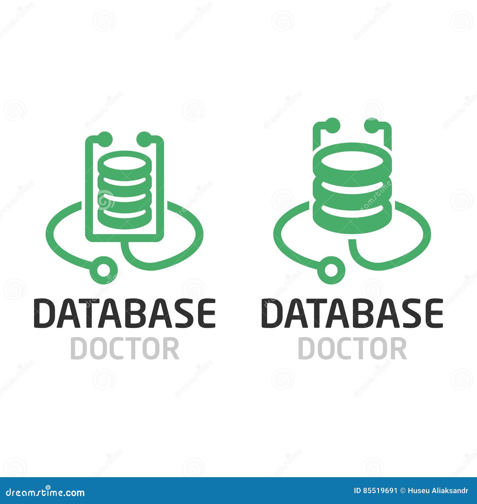 Database doctor logo. stock vector. Illustration of panel - 85519691