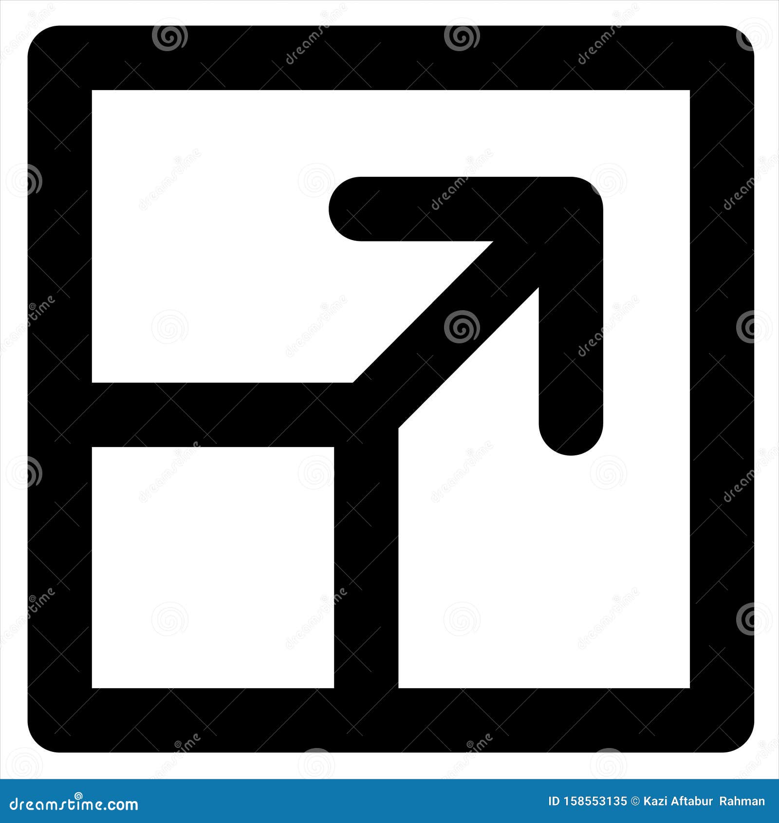 Database, Enlarge, Expand, Grow, Platform Icon Stock Illustration ...