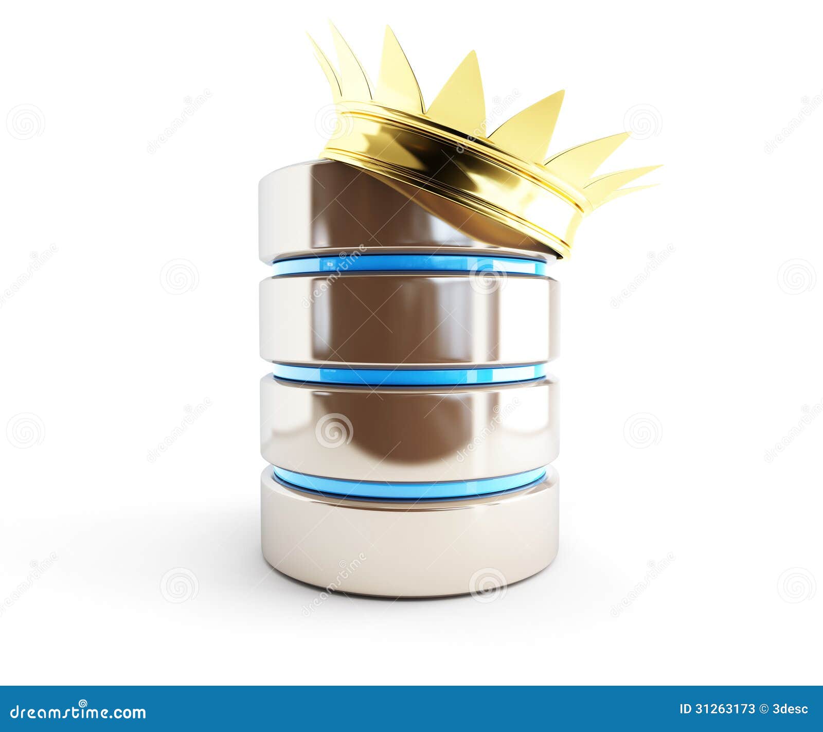 Database gold crown stock image. Image of queen, data - 31263173