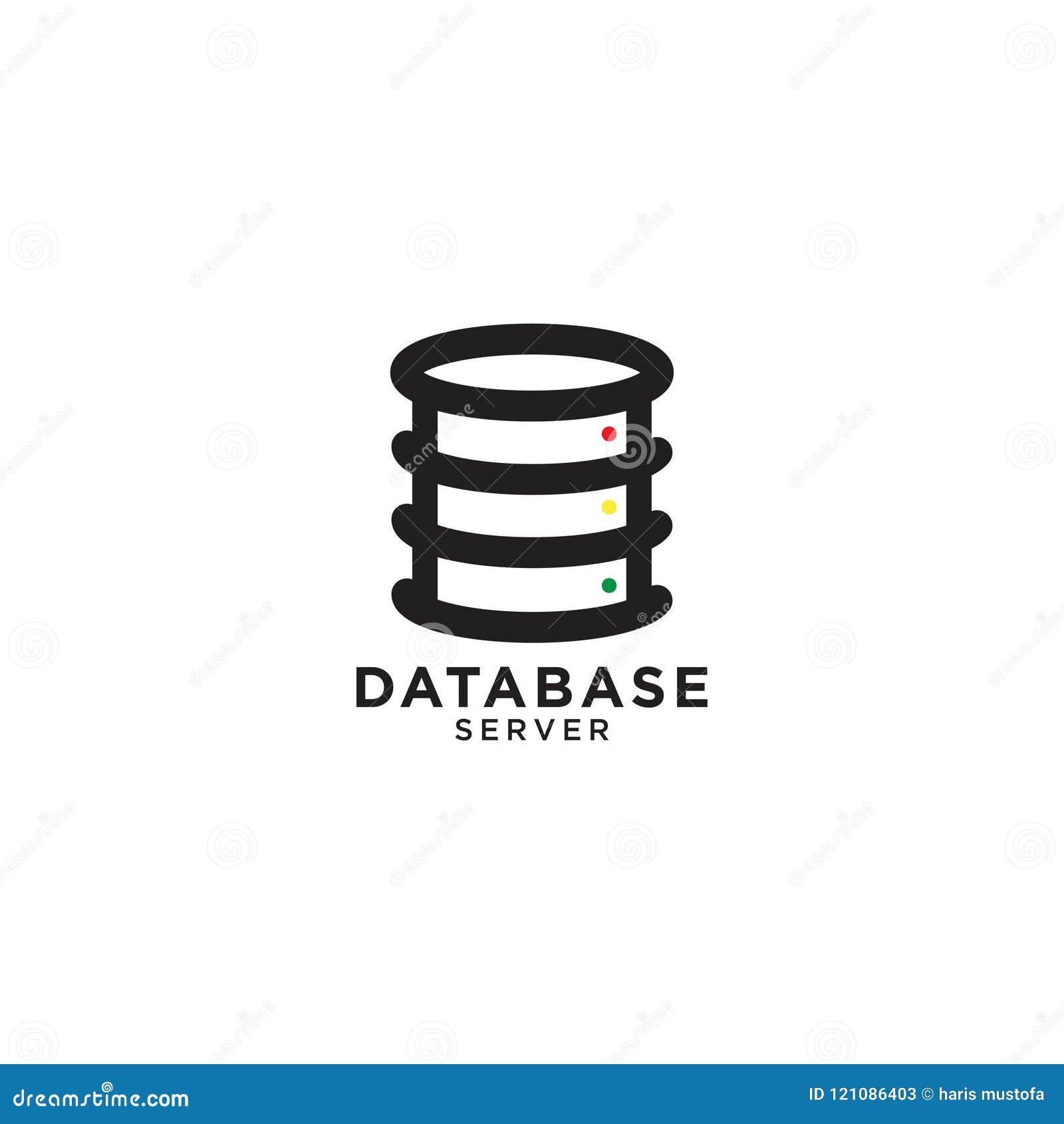 Database Graphic Design Template Stock Vector - Illustration of connect ...