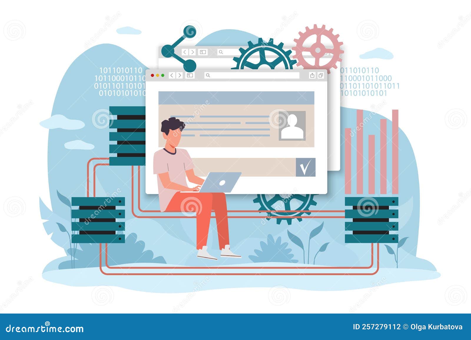 Database Hardware Hosting Sharing Disk Space For File Storage Programmer With Laptop Backup