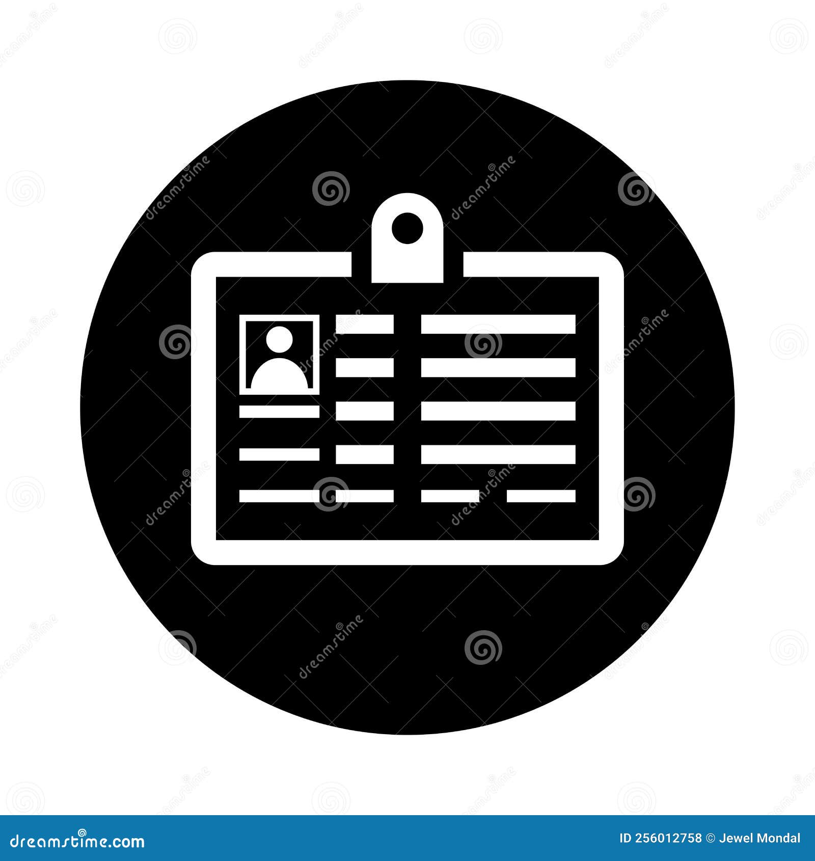 Database, Human, Resources Icon. Black Vector Graphics Stock ...