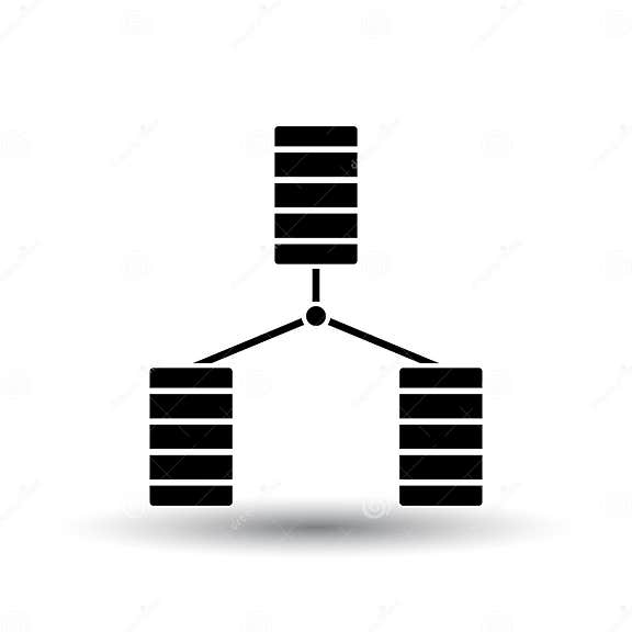 Database Icon stock vector. Illustration of sign, icon - 145642068