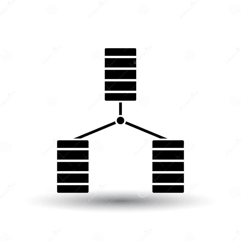 Database Icon stock vector. Illustration of sign, icon - 145642068