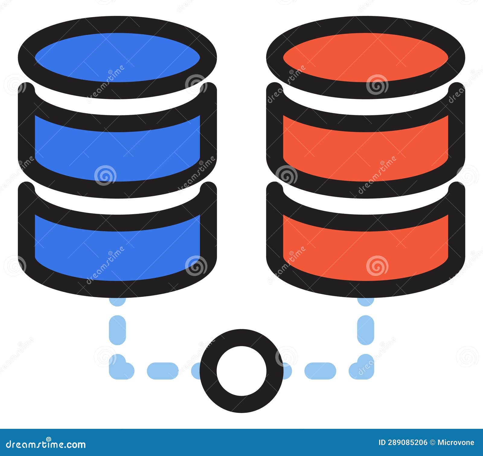 Database Icon. Color Data Storage Disc Symbol Stock Vector ...