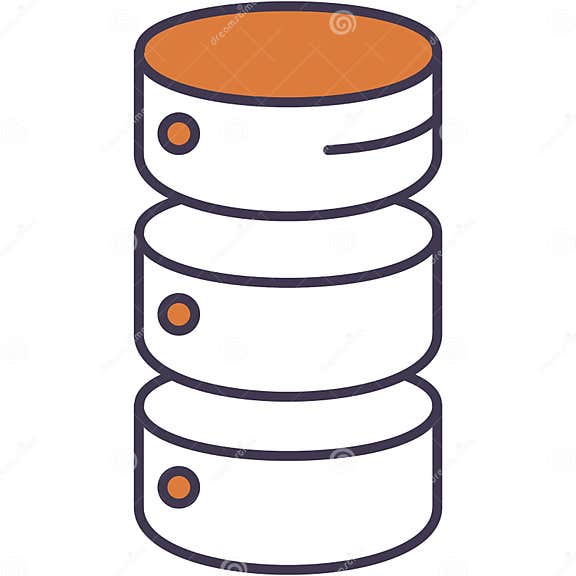 Database Icon Data Server Base Vector Cylinder Stock Vector ...