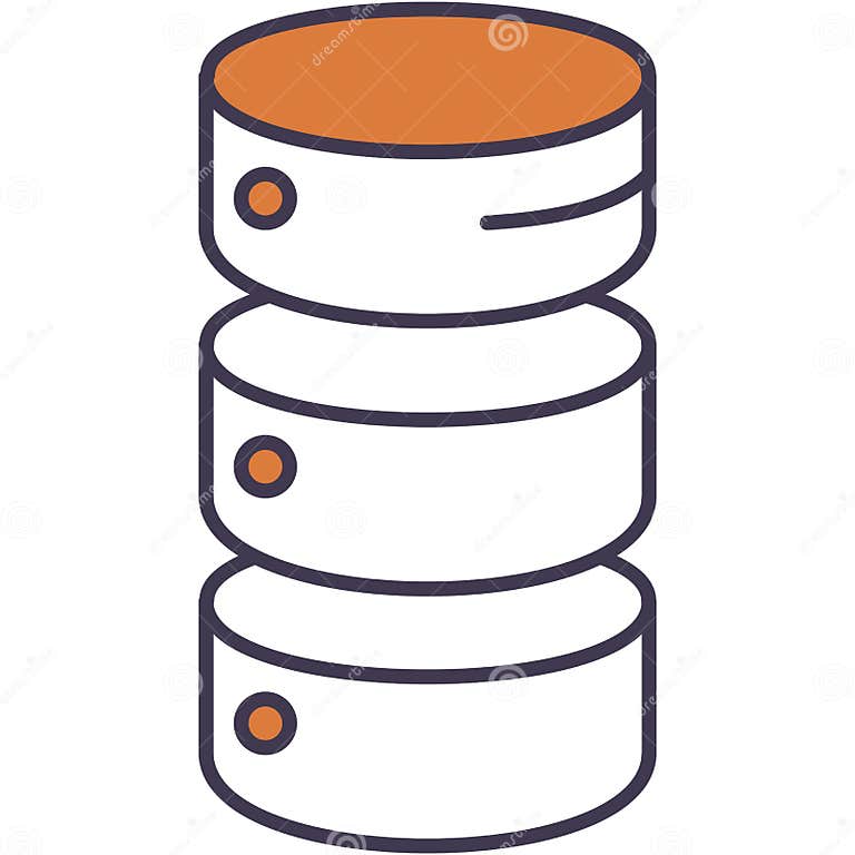 Database Icon Data Server Base Vector Cylinder Stock Illustration Illustration Of Cloud