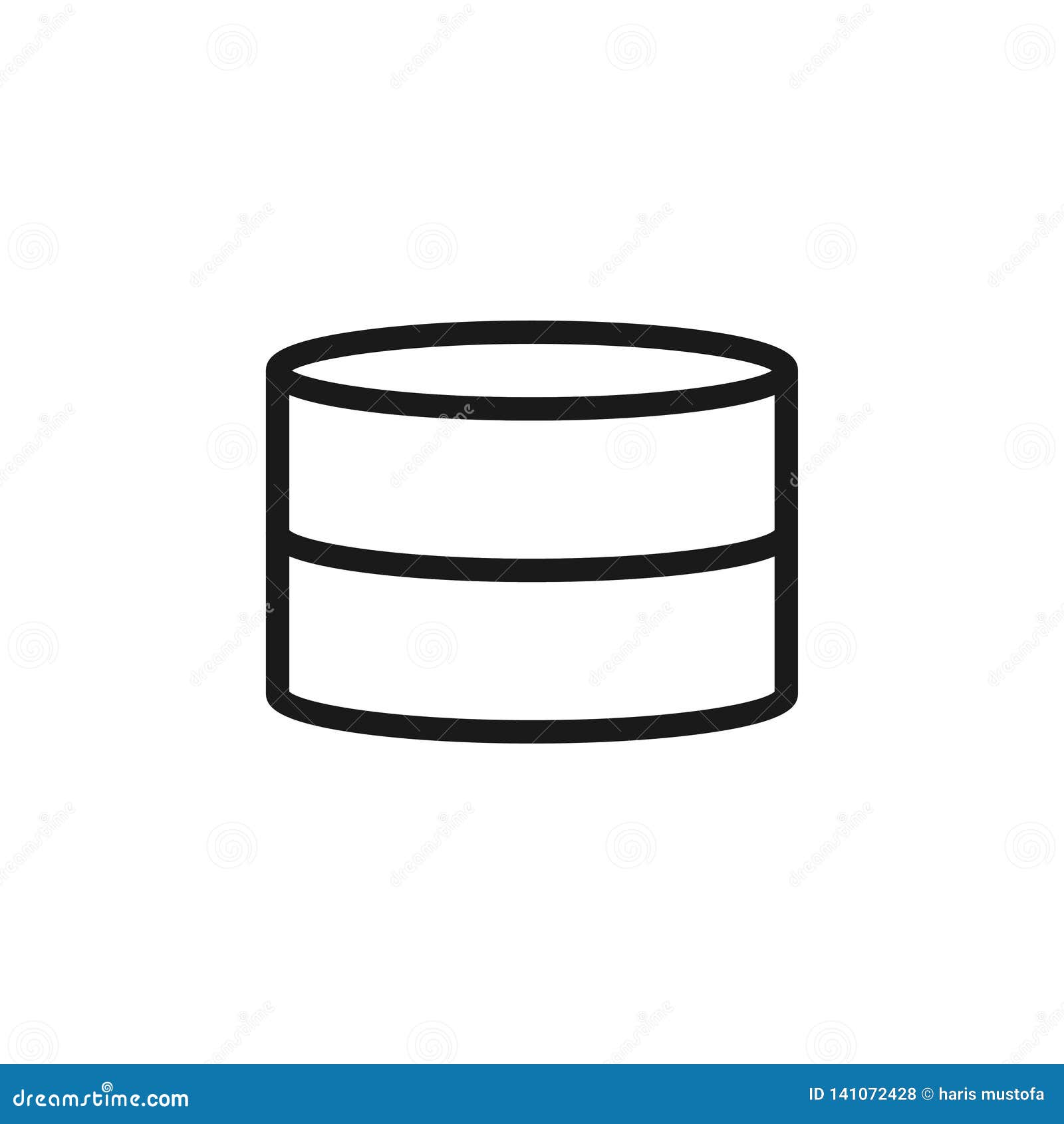 Database Icon Design Template Vector Isolated Stock Illustration ...