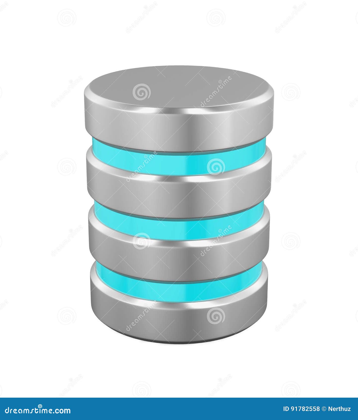 Database Icon Isolated stock illustration. Illustration of icon - 91782558