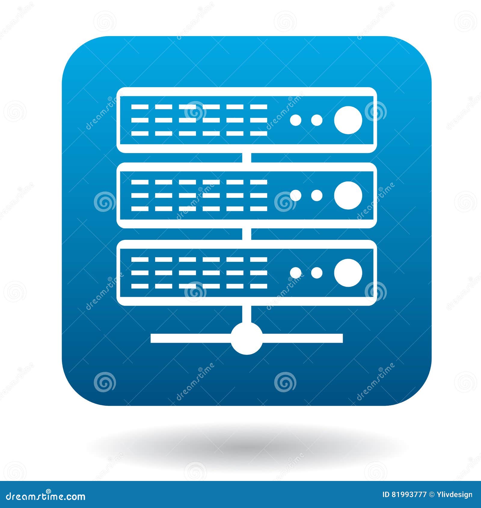 Database Icon, Simple Style Stock Vector - Illustration of network ...