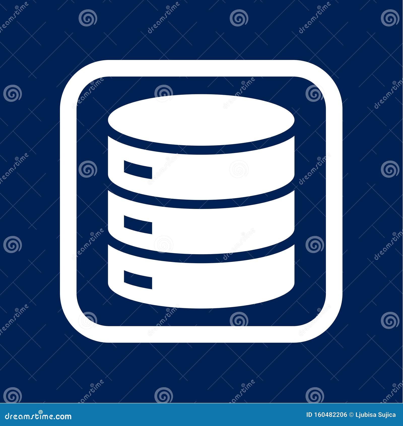 Database Icons - Illustration Stock Vector - Illustration of ...
