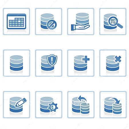 Database Management icon stock illustration. Illustration of ...
