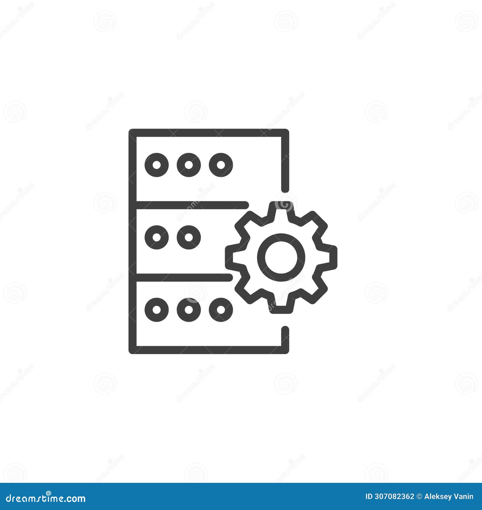 Database Management Line Icons Collection Sql Schema Query Indexing Backup Recovery 6079