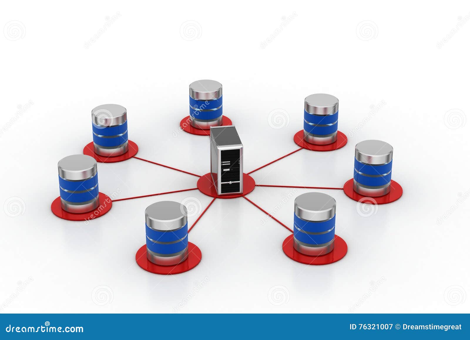 Database Networking Concept Stock Illustration Illustration Of Icon