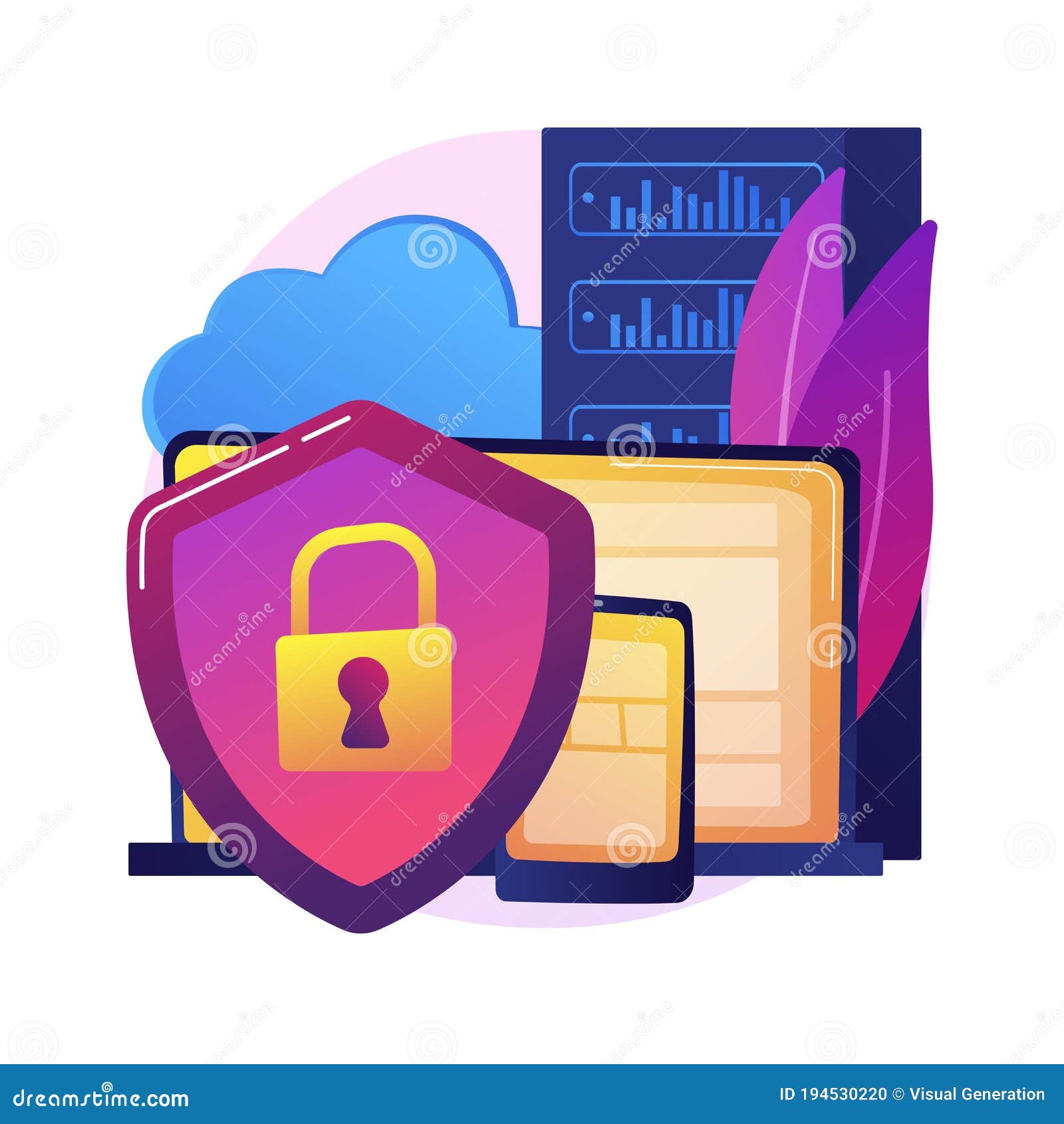 Locked Database Stock Illustrations – 1,288 Locked Database Stock ...