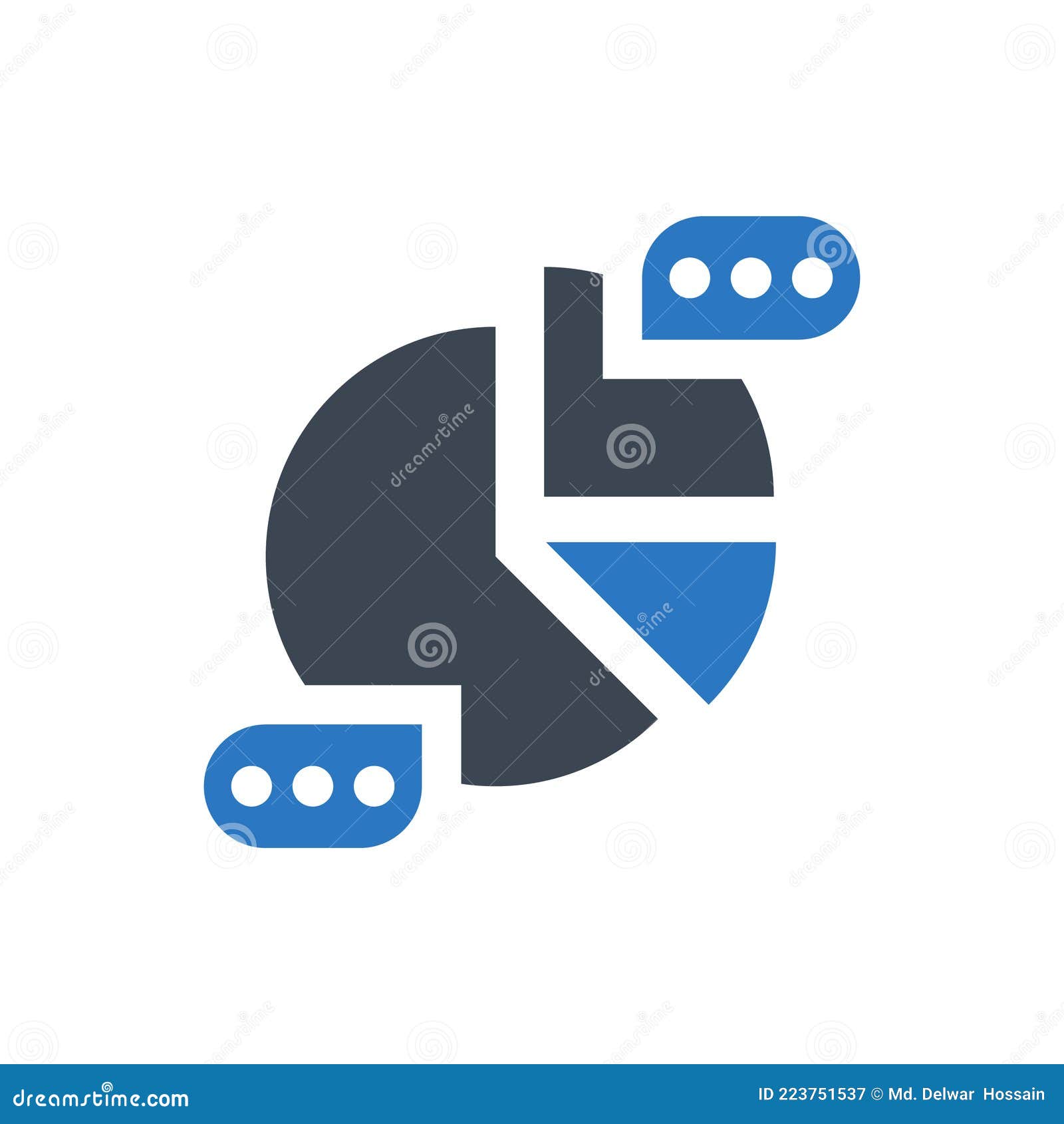 Database report icon stock vector. Illustration of database - 223751537