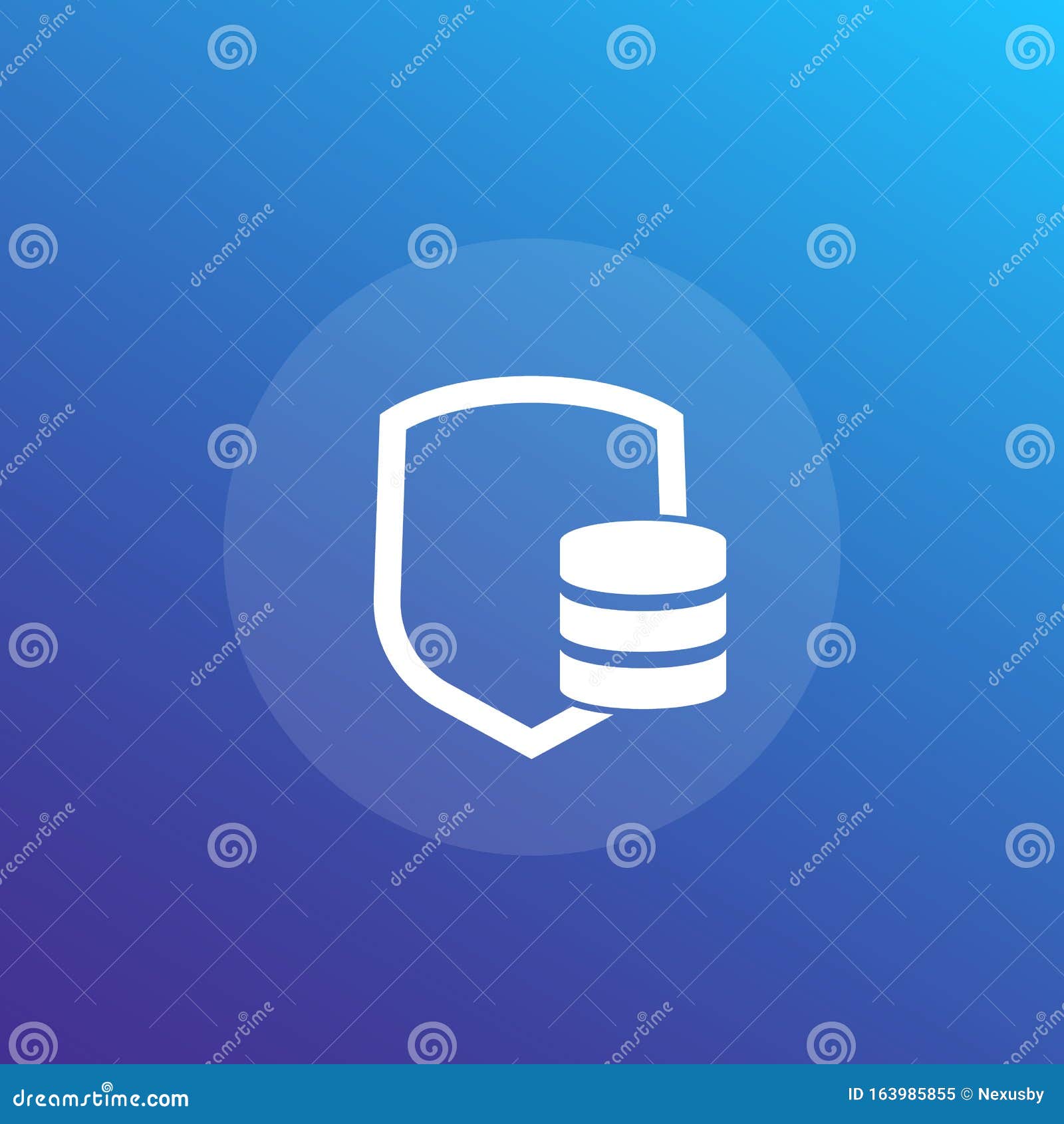 Database Security, Data Protection, Vector Icon Stock Vector ...