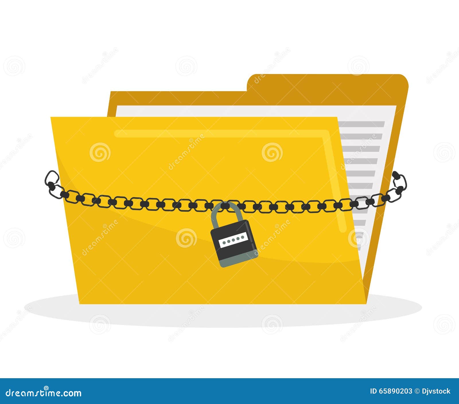 Database security system stock vector. Illustration of concept - 65890203