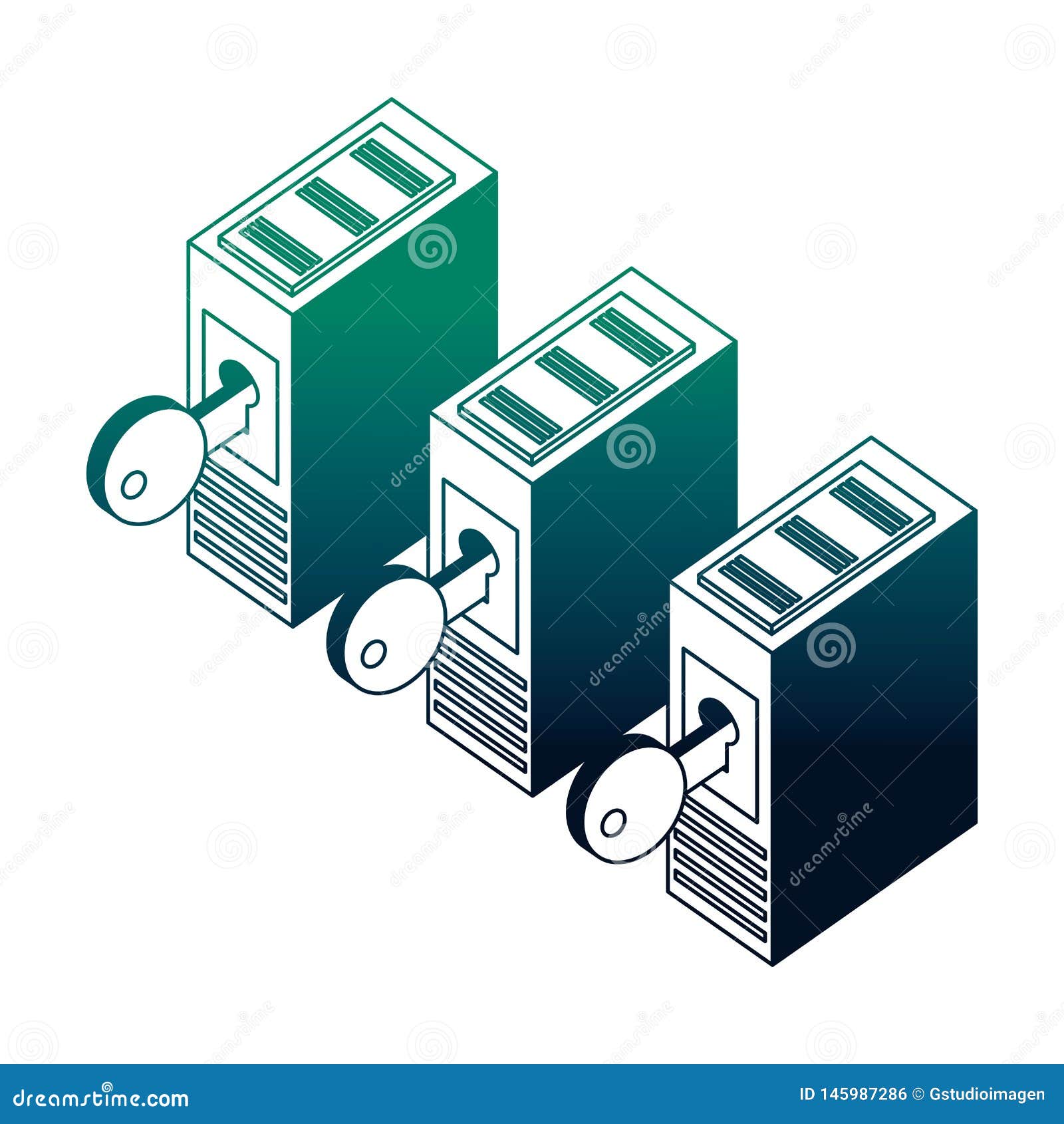 Database Server Center Security Protection Networking Stock