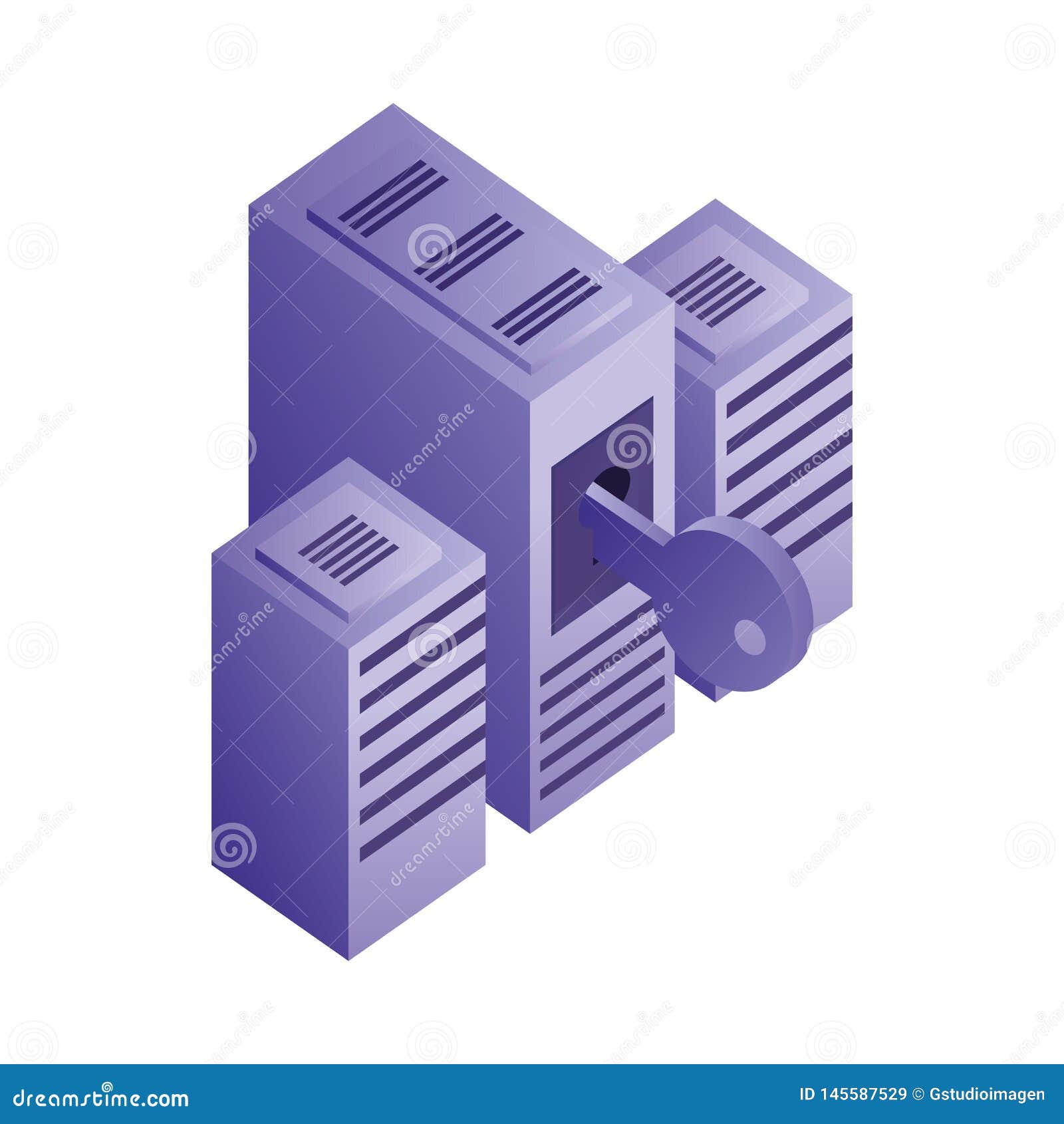 Database Server Center Security Protection Networking Stock