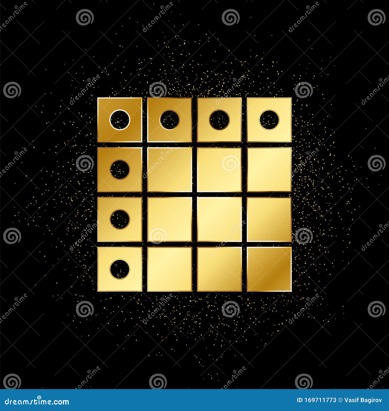 Database, Server, Excel Gold Icon Stock Illustration - Illustration of ...