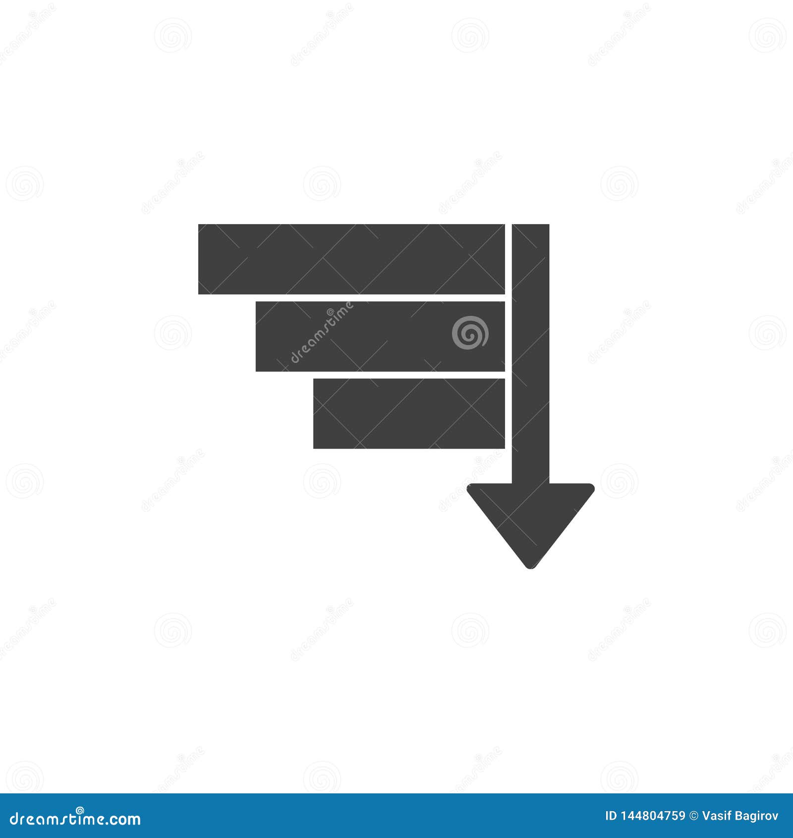 Database Server Sort Vector Icon Element Of Data For Mobile Concept And Web Apps Illustration