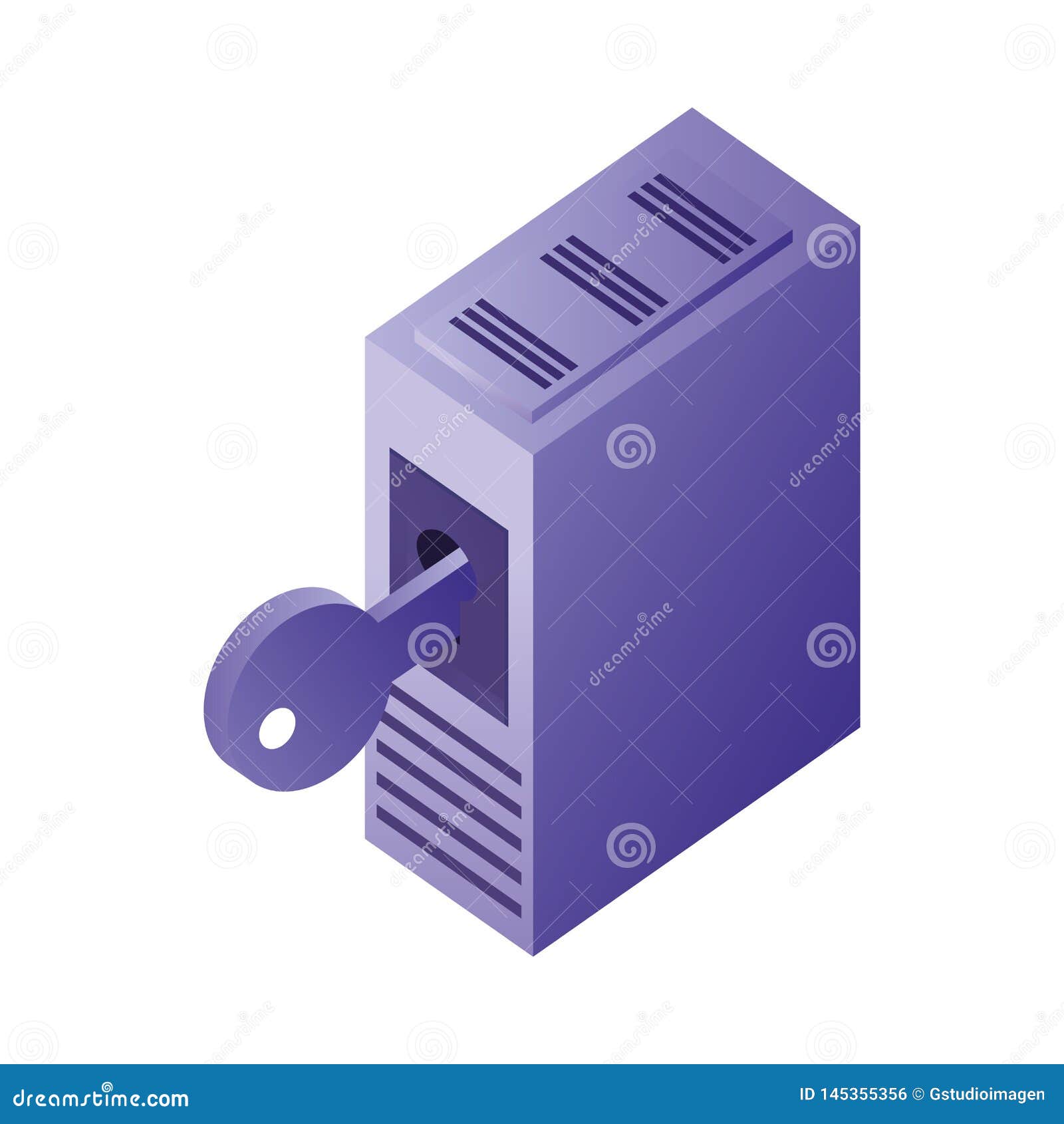 Database Server Storage Data Network Security Stock Vector ...