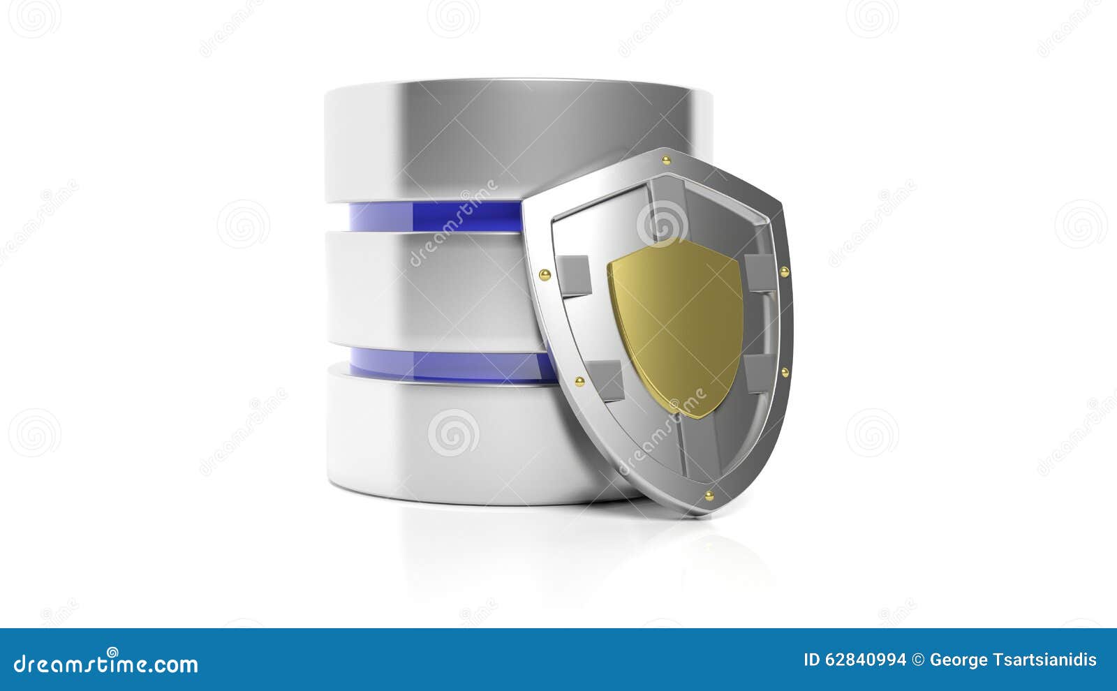 Database and shield icons stock illustration. Illustration of hardware ...
