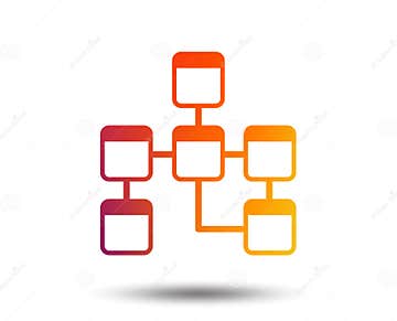 Database Sign Icon. Relational Database Schema. Stock Vector ...