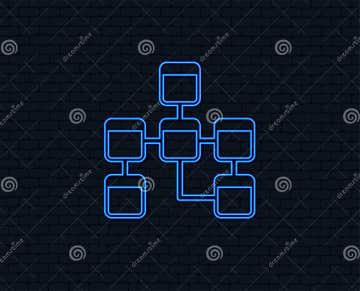 Database Sign Icon. Relational Database Schema. Stock Vector ...