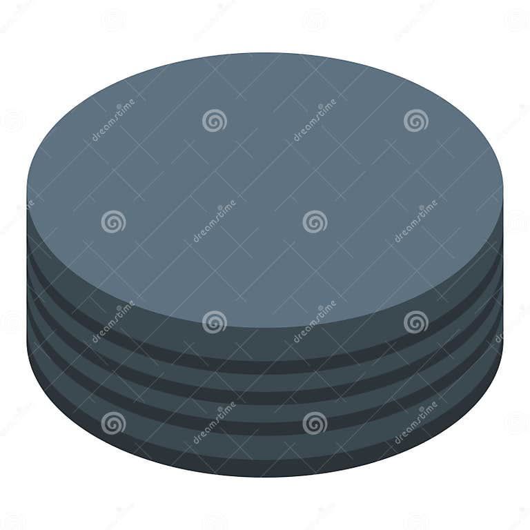 Database Stack Representing Big Data Storage Concept Stock Vector ...
