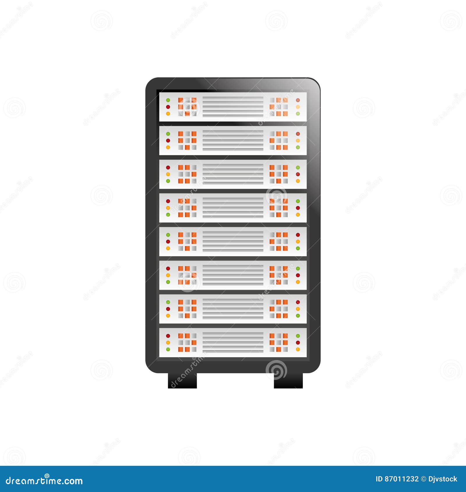 Database storage computer stock illustration. Illustration of community ...