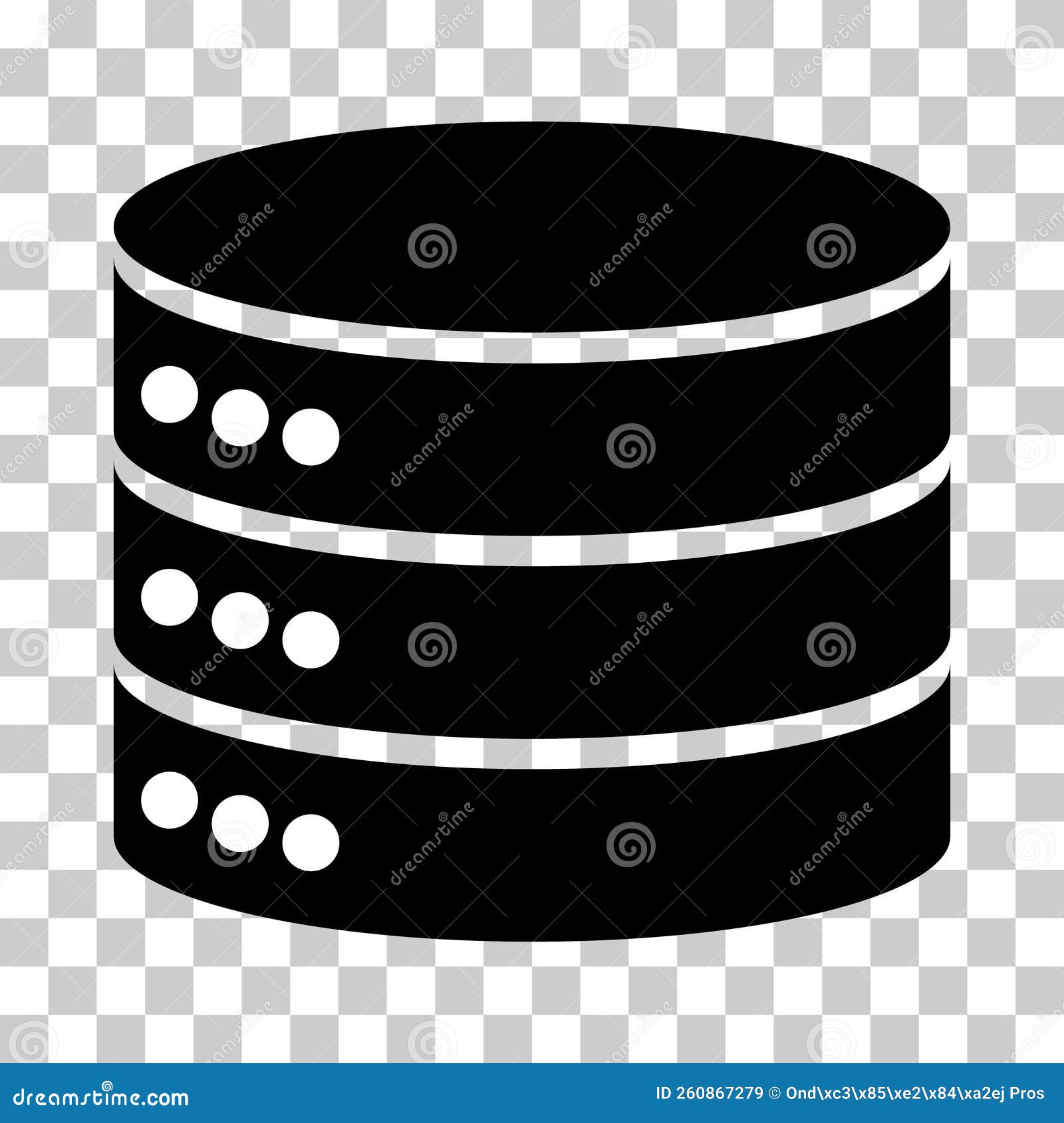 Database Storage Icon Internet Network Server Cloud Data Symbol Connection System Vector