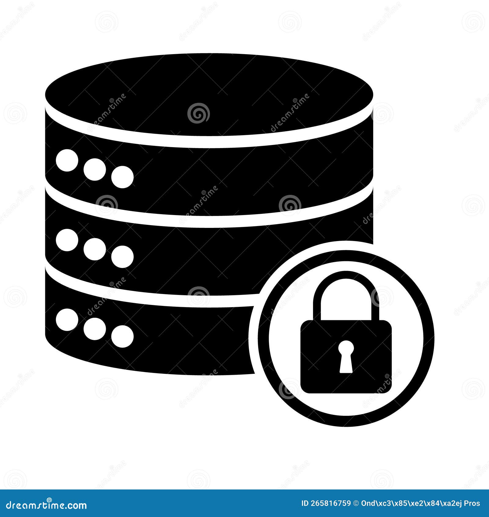 Database Storage Icon, Internet Network Server Cloud Data Symbol ...