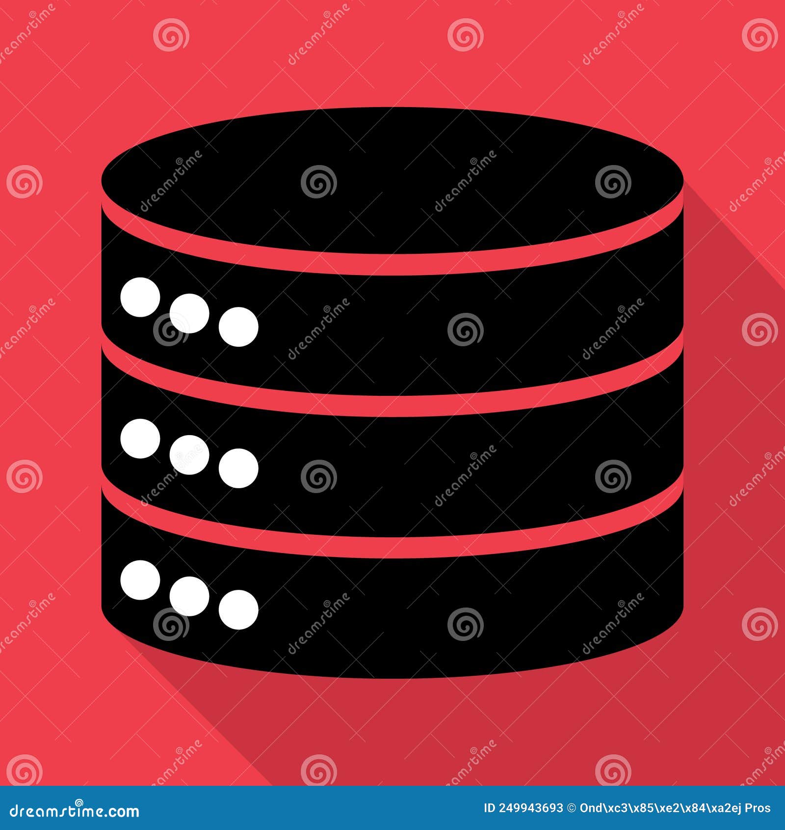 Database Storage Icon with Shadow, Internet Network Server Cloud Data ... Database Storage Icon with Shadow, Internet Network Server Cloud Data ...