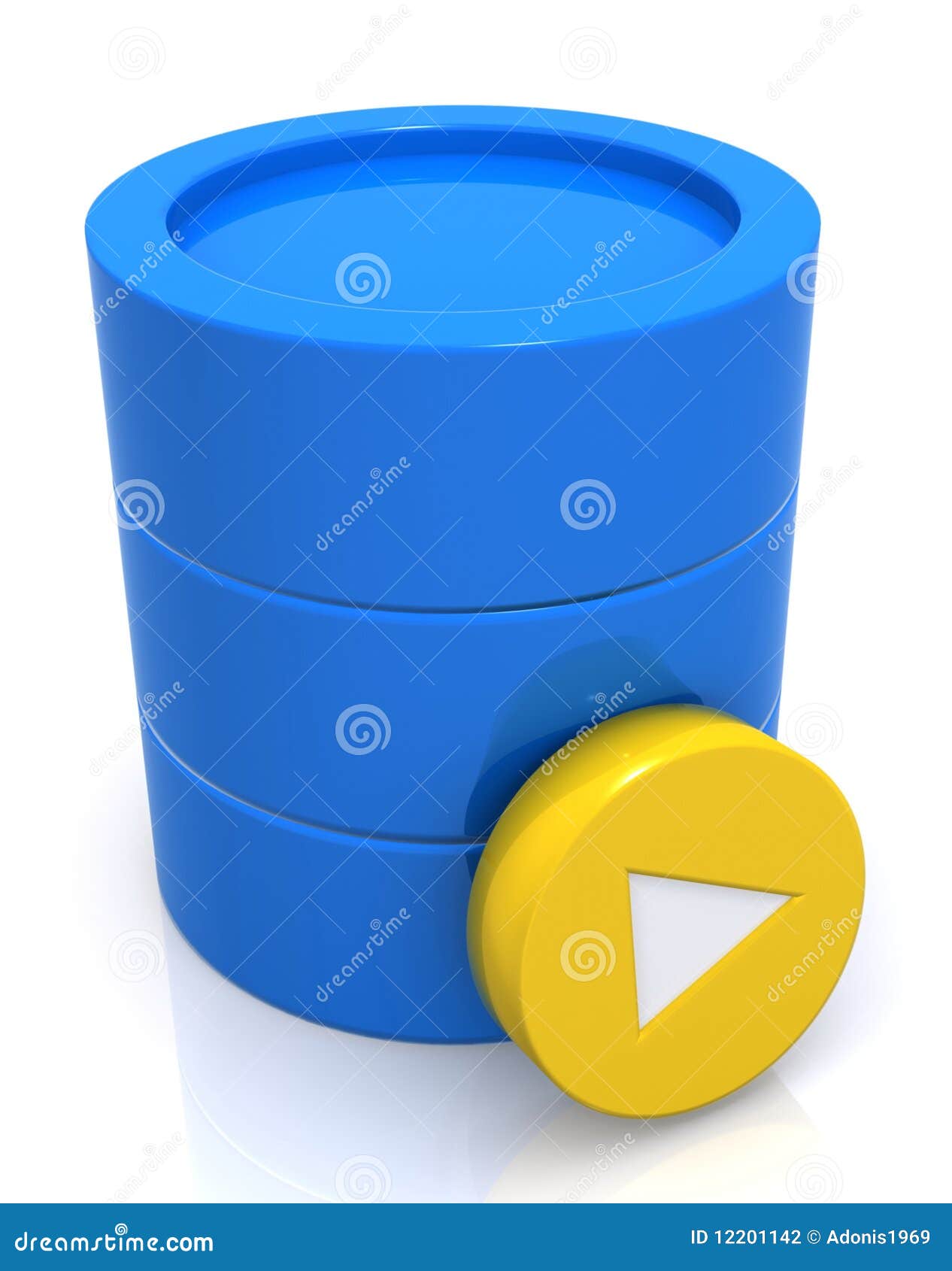 Database Symbol stock illustration. Illustration of play - 12201142
