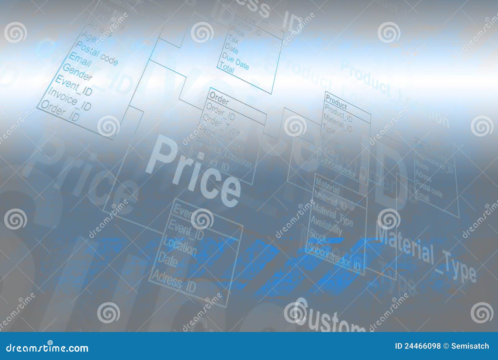 Database Table stock photo. Image of data, object, bright - 24466098