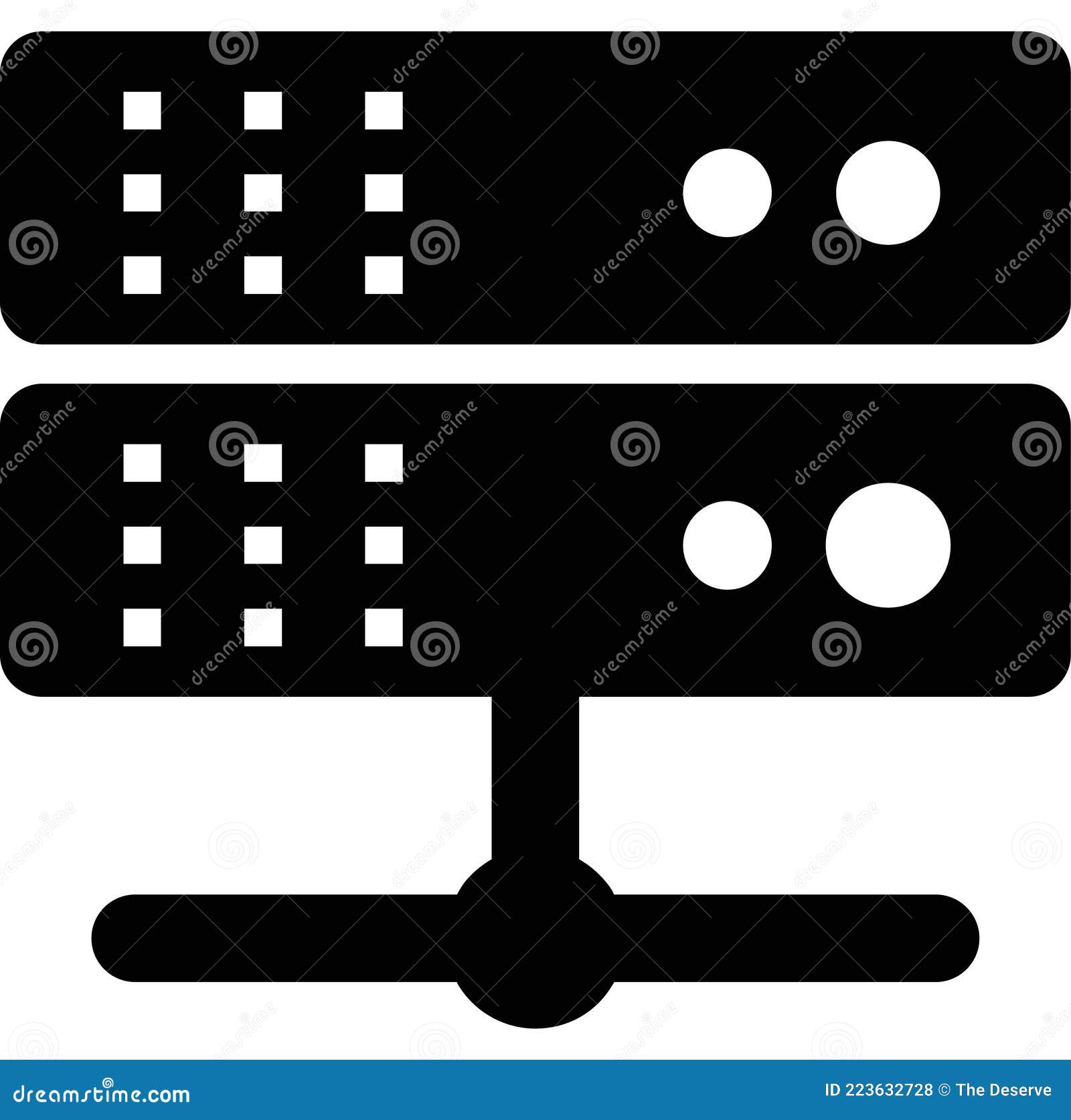 Database Vector Icon that Can Easily Modify or Edit this is a Premium ...