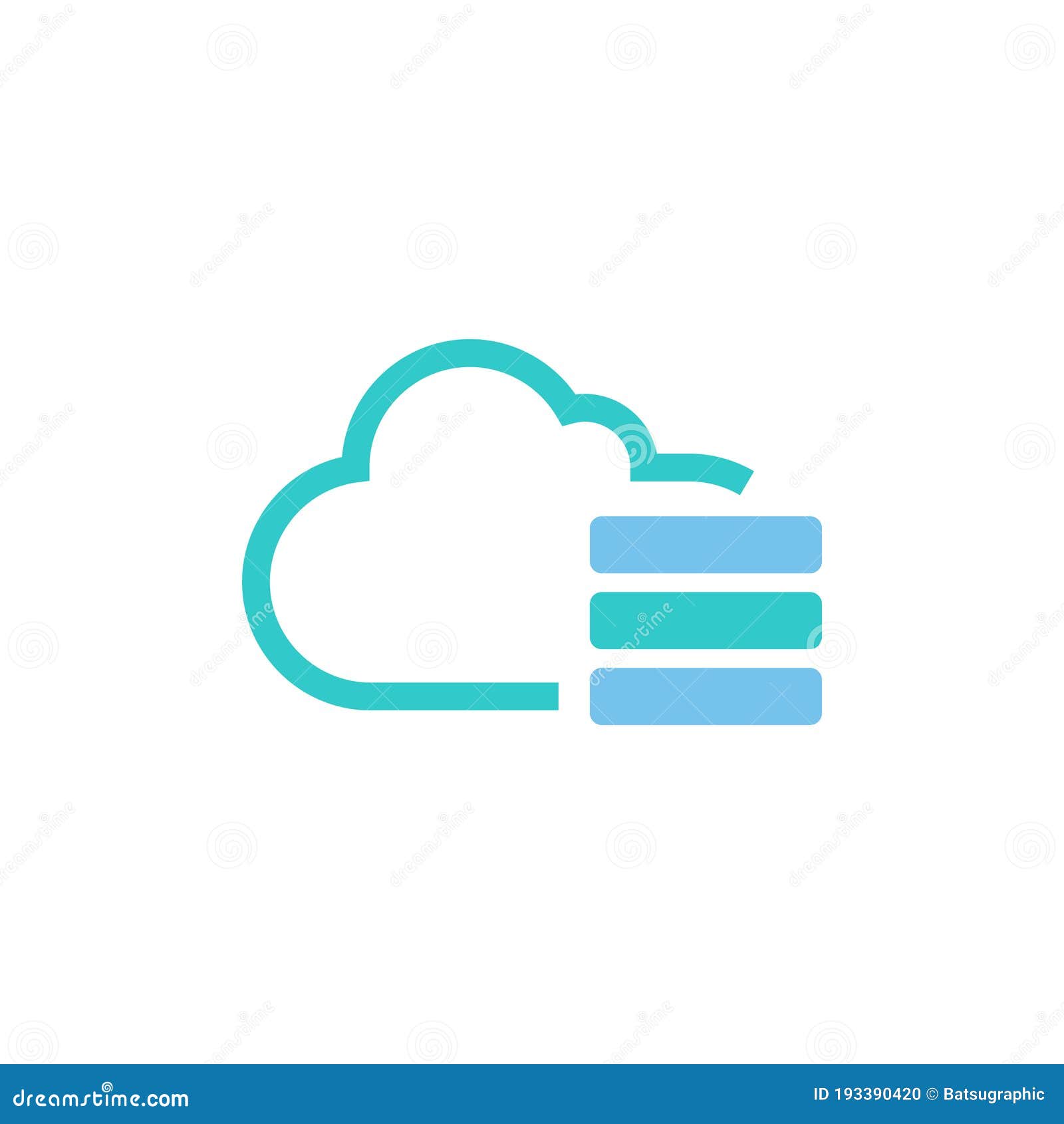 Database Vector Icon Logo Design Stock Vector - Illustration of ...