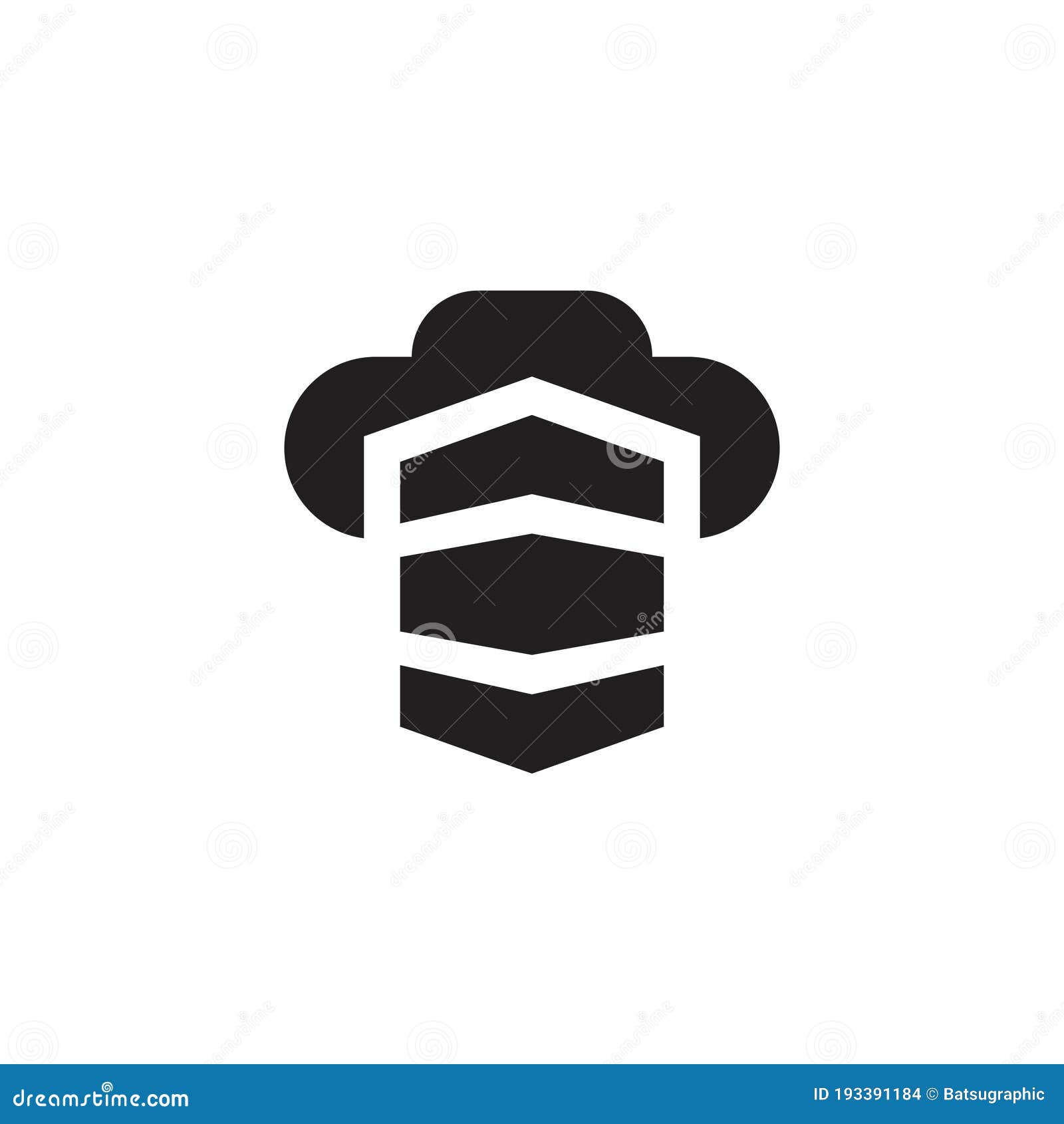 Database Vector Icon Logo Design Stock Vector - Illustration of hosting ...