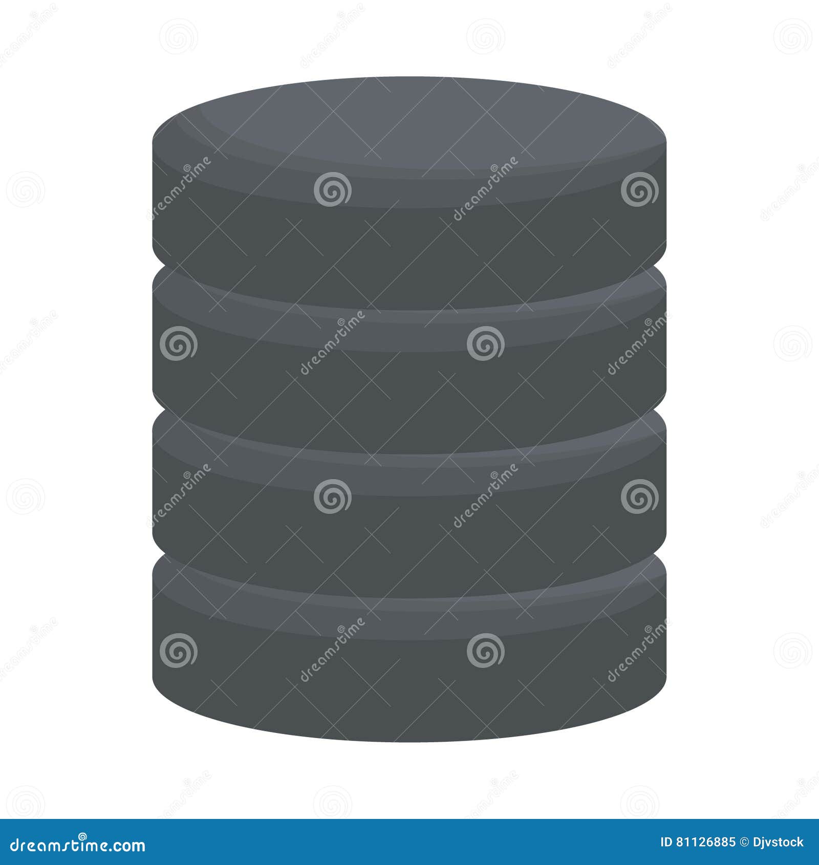 Database virtual storage stock vector. Illustration of connect - 81126885