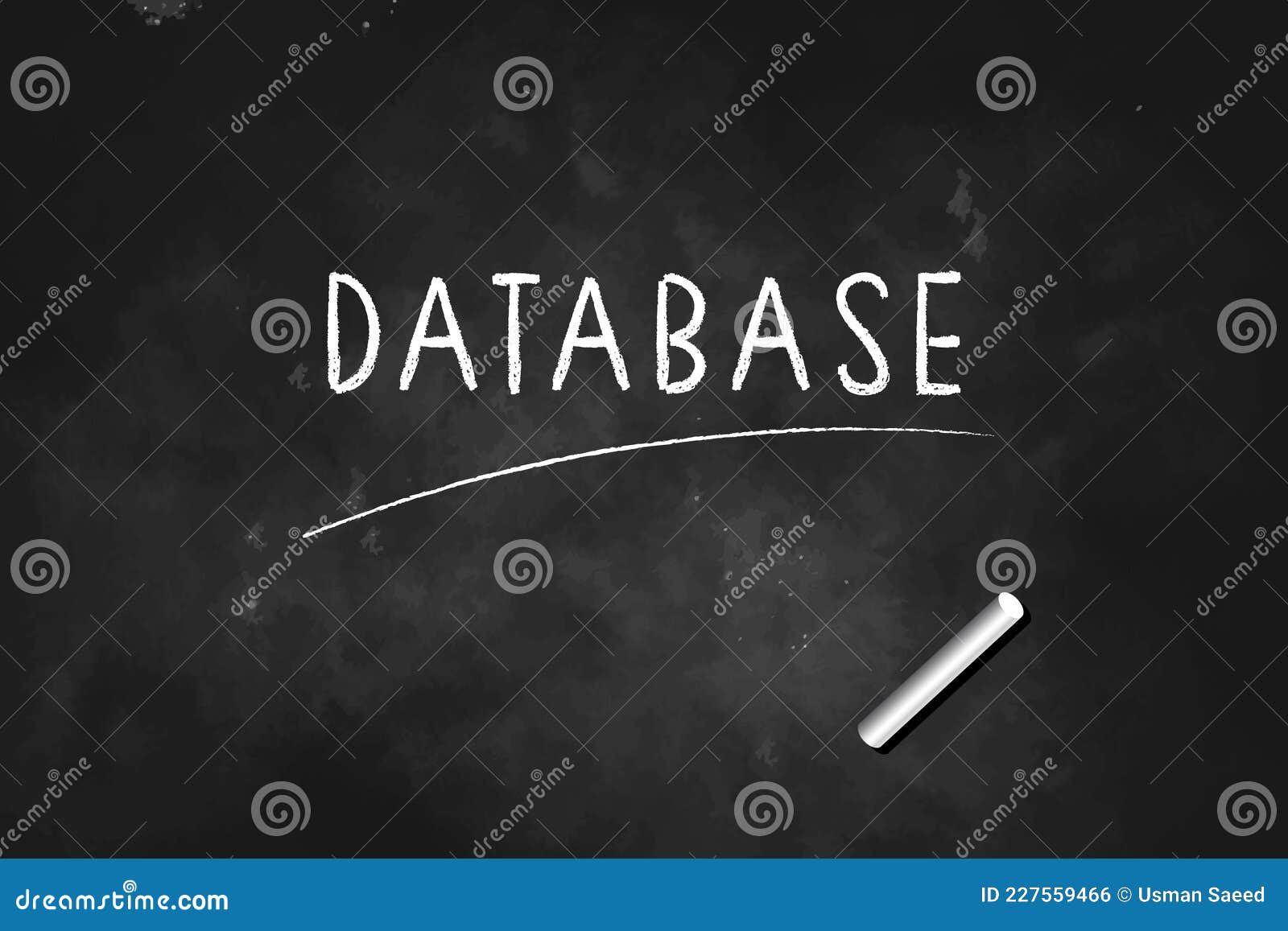 Database Written with Chalk on Blackboard Icon Logo Design Vector ...