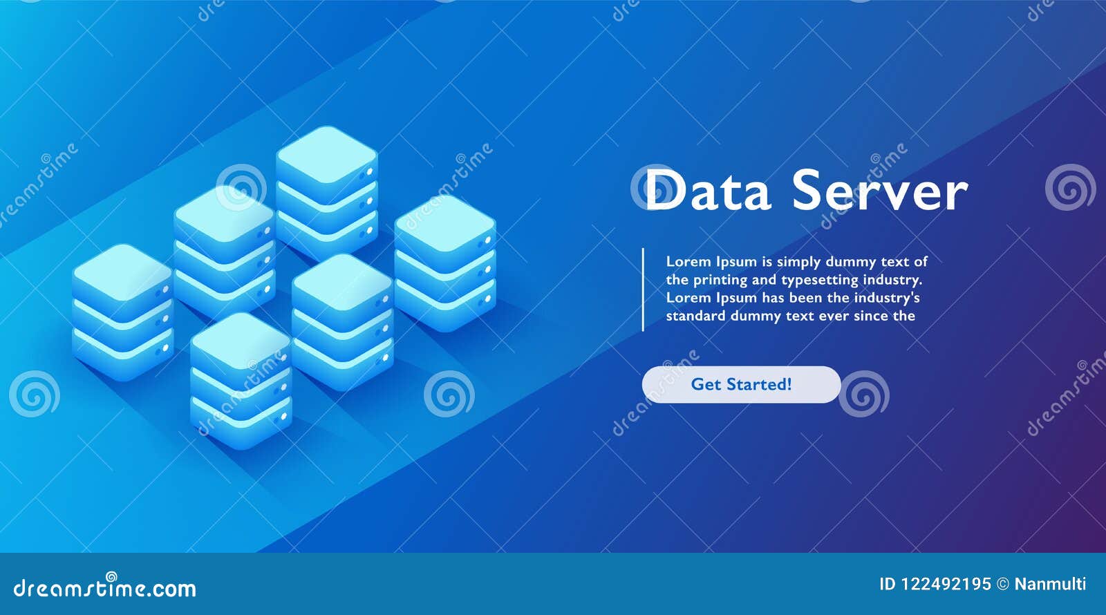 Datacenter Database Isometric Vector Illustration. Abstract 3d Hosting ... Datacenter Database Isometric Vector Illustration. Abstract 3d Hosting ...